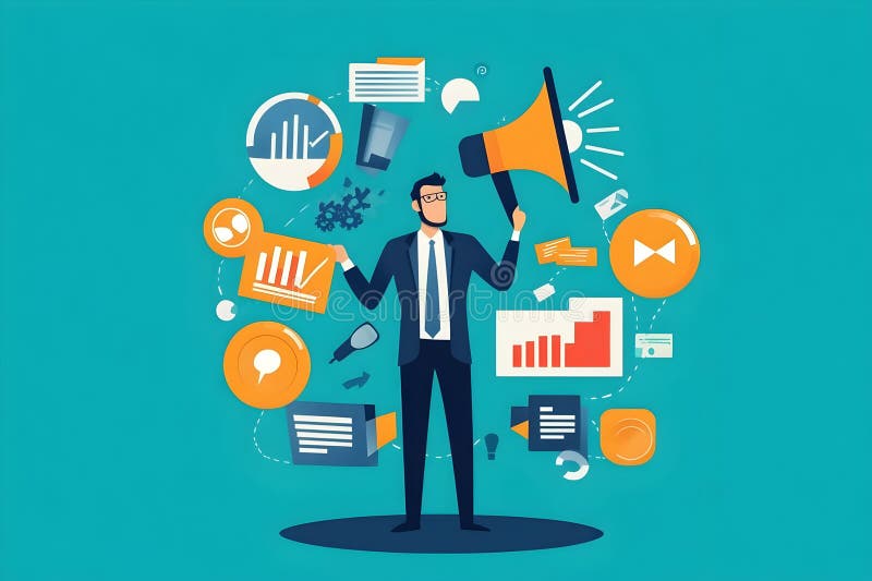 Marketing Expert Presenting Digital Analytics and Advertising ...