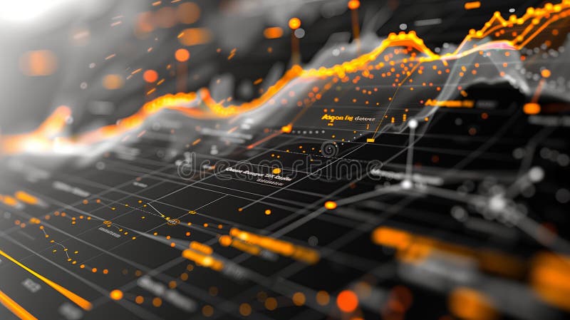 Marketing Graph with Clear Labels and Legends, Abstract Background ...