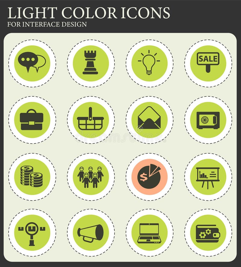 Marketing icon set stock vector. Illustration of search - 154920784