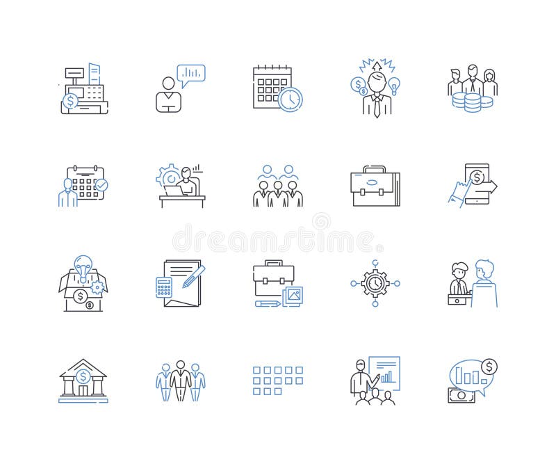 Marketing Intelligence Line Icons Collection. Analytics, Data, Insights ...