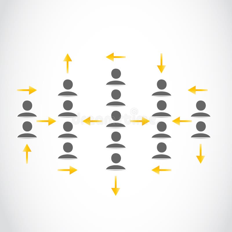 Marketing network group stock vector. Illustration of people - 34109882