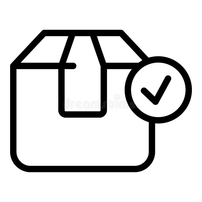 Marketing Parcel Icon, Outline Style Stock Vector - Illustration of ...