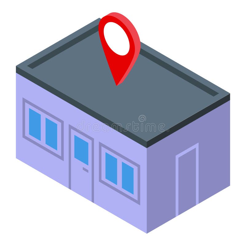 Marketing Placement Icon, Isometric Style Stock Vector - Illustration ...