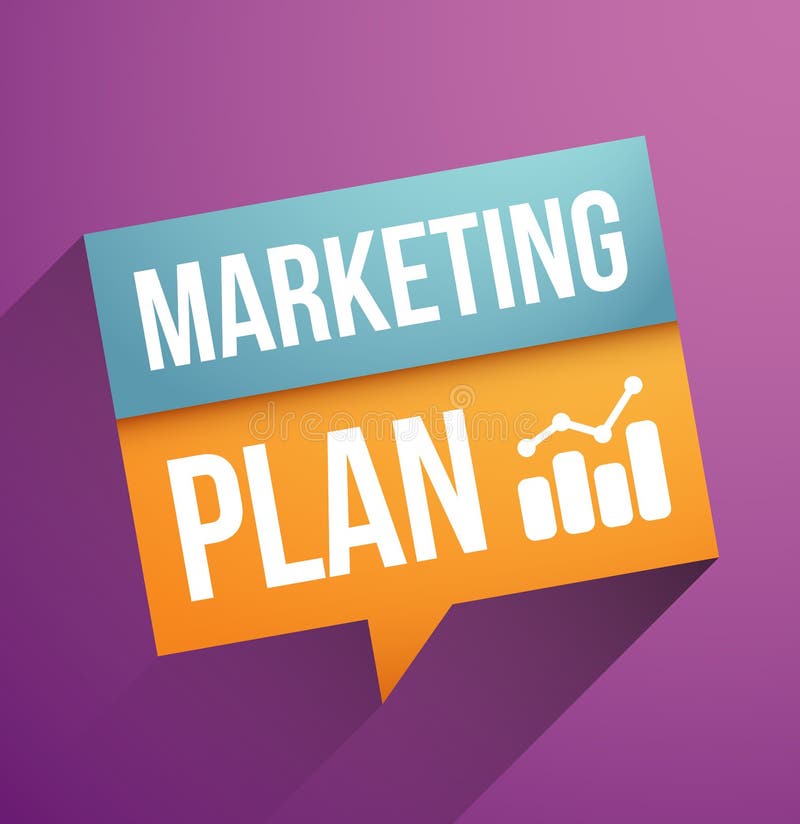 Marketing plan graphic stock illustration. Illustration of advertising ...
