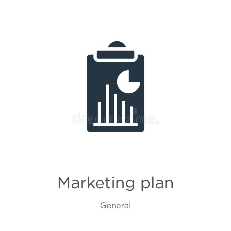 Marketing Plan Icon Vector. Trendy Flat Marketing Plan Icon from ...