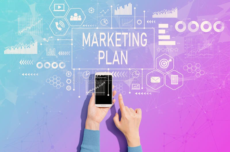 Marketing Plan with Person Using a Smartphone Stock Image - Image of ... Marketing Plan with Person Using a Smartphone Stock Image - Image of ...