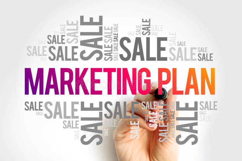 Marketing Plan Word Cloud Collage, Business Concept Background Stock ...