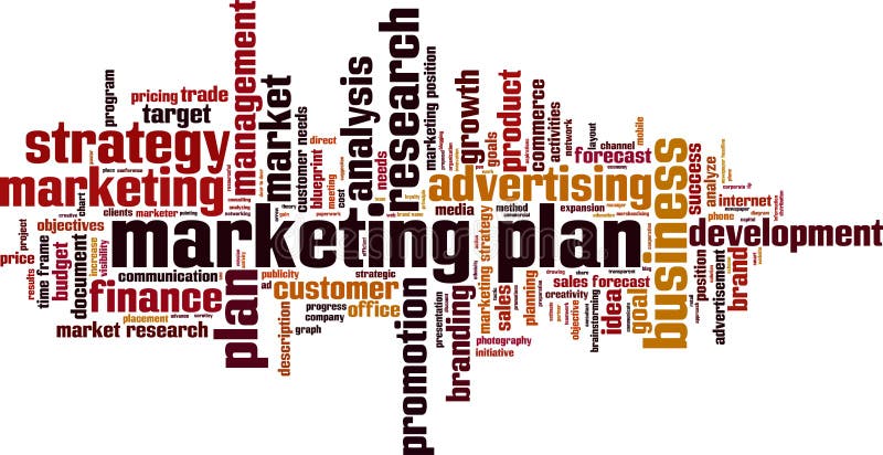 Marketing word cloud stock vector. Illustration of branding - 190893310