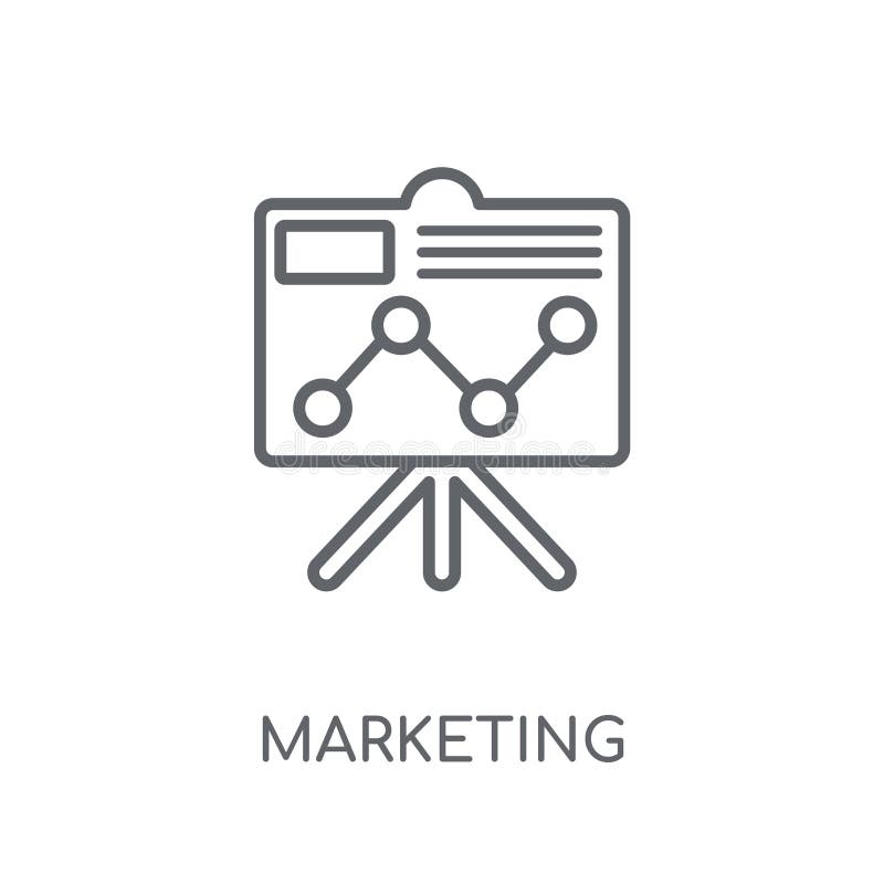 Presentation Linear Icon. Modern Outline Presentation Logo Conce Stock ...