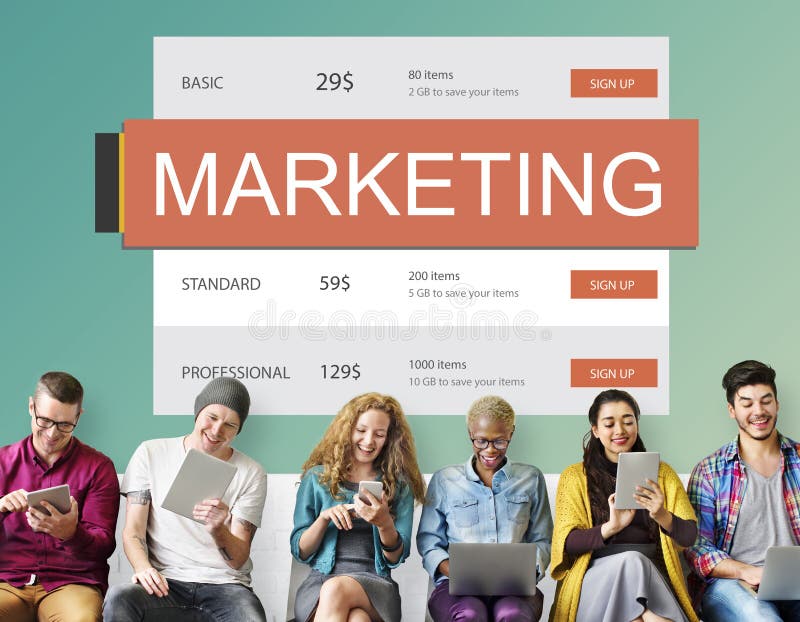 Marketing Pricing Price Promotion Value Concept Stock Photo - Image of ...