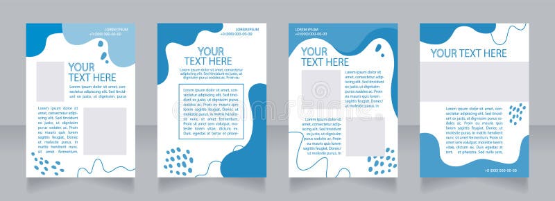 Marketing Process Management Blank Brochure Layout Design. Software ...