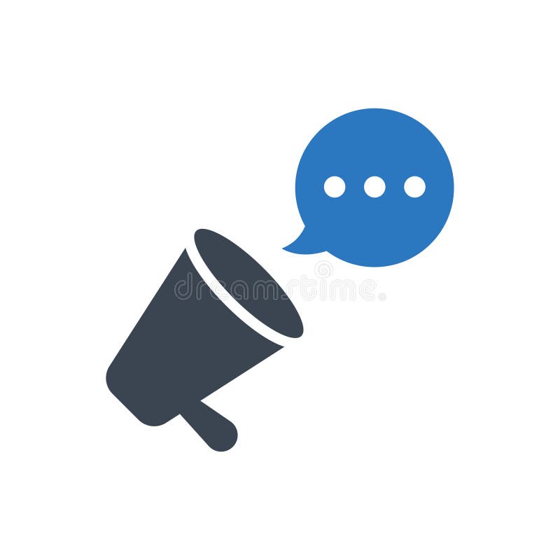 Marketing Promoting icon stock vector. Illustration of announcement ...