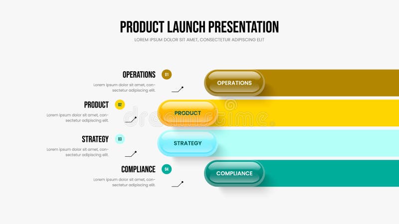 Product Performance 4 Element Infographic Frame Layout. Stock Vector ...