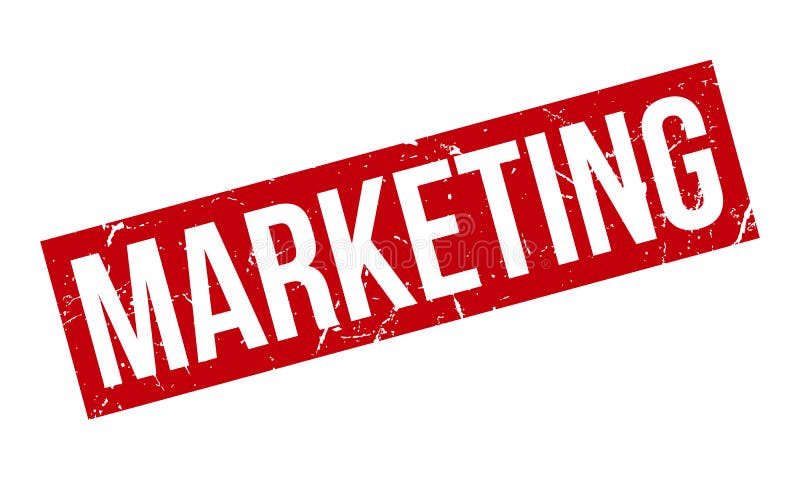 Marketing Rubber Stamp. Red Marketing Grunge Rubber Stamp Seal Vector ...