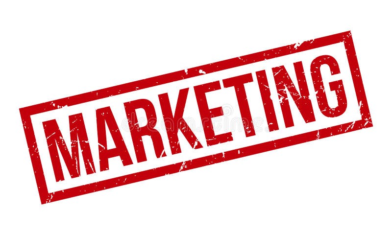 Marketing Rubber Stamp. Red Marketing Grunge Rubber Stamp Seal Vector ...