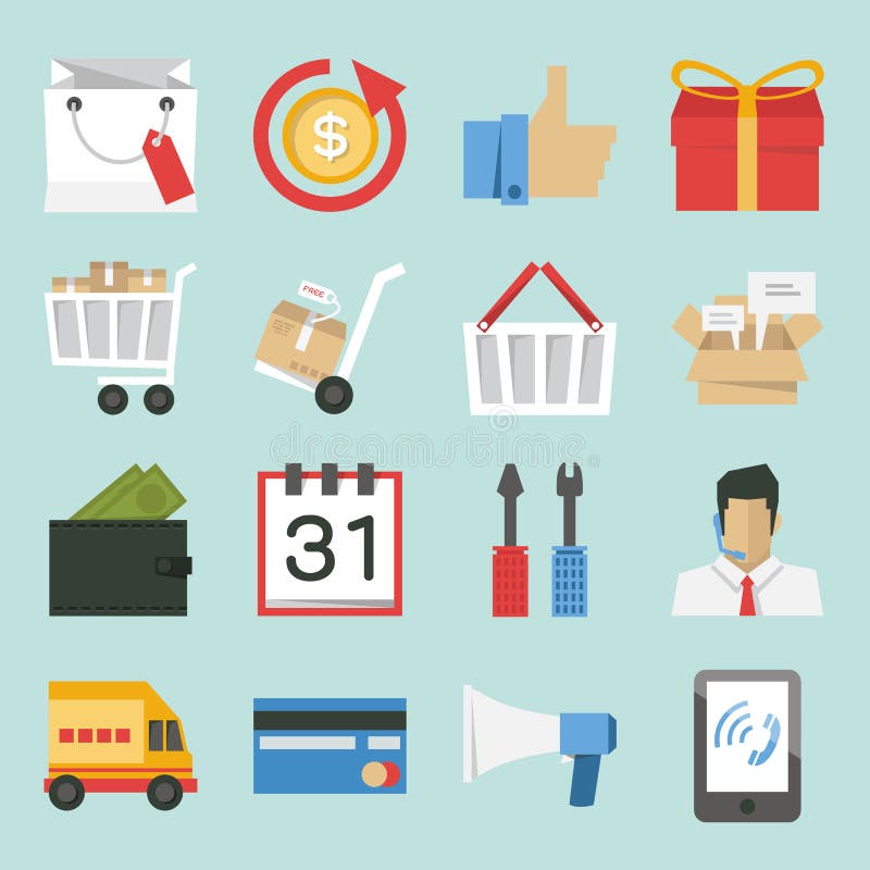 Marketing-sales icons stock vector. Illustration of idea - 32329867