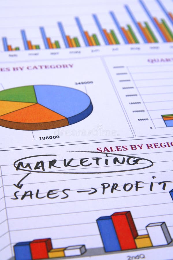 Annual sales report stock photo. Image of graph, monthly - 13471362