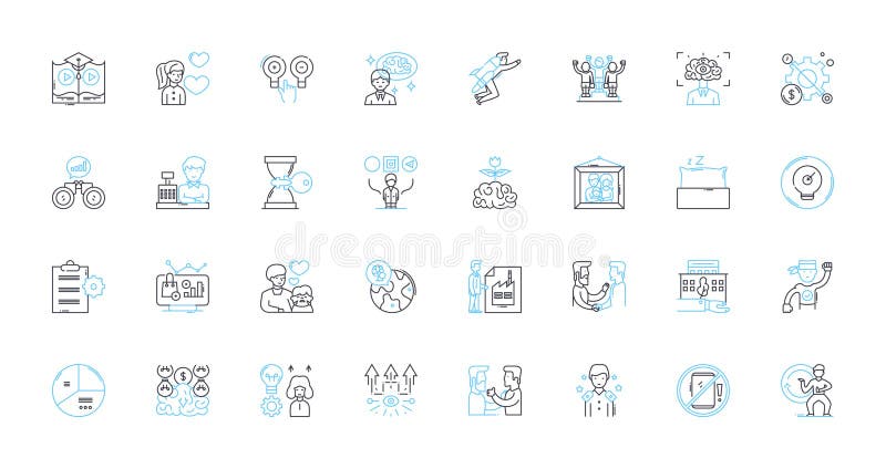 Marketing Satisfaction Linear Icons Set. Engagement, Conversion ... Marketing Satisfaction Linear Icons Set. Engagement, Conversion ...
