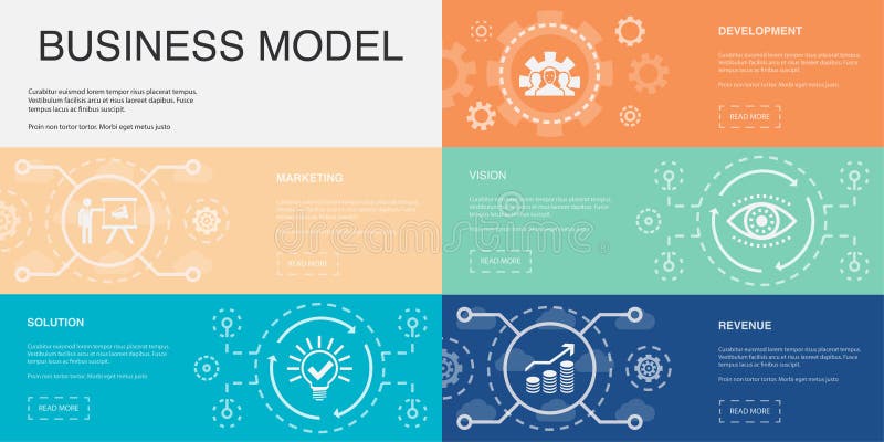 Marketing, Solution, Development, Vision Stock Vector - Illustration of ...