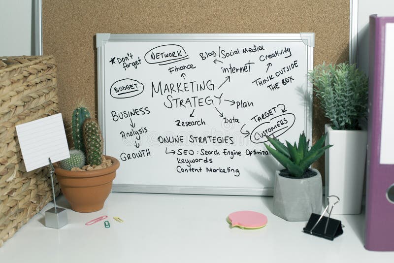 Marketing Strategy stock photo. Image of method, management - 83740582