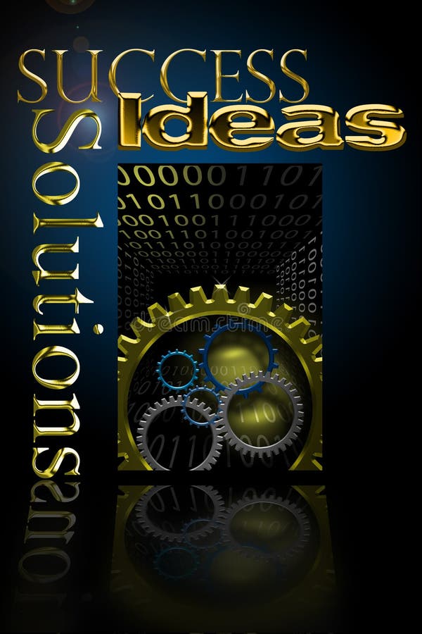 Marketing Success Solutions Stock Illustration - Illustration of ...