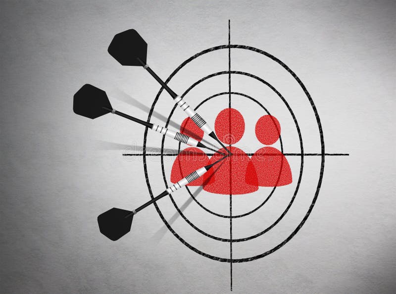 Marketing - Target Groups Concept Stock Image - Image of idea, strategy ...