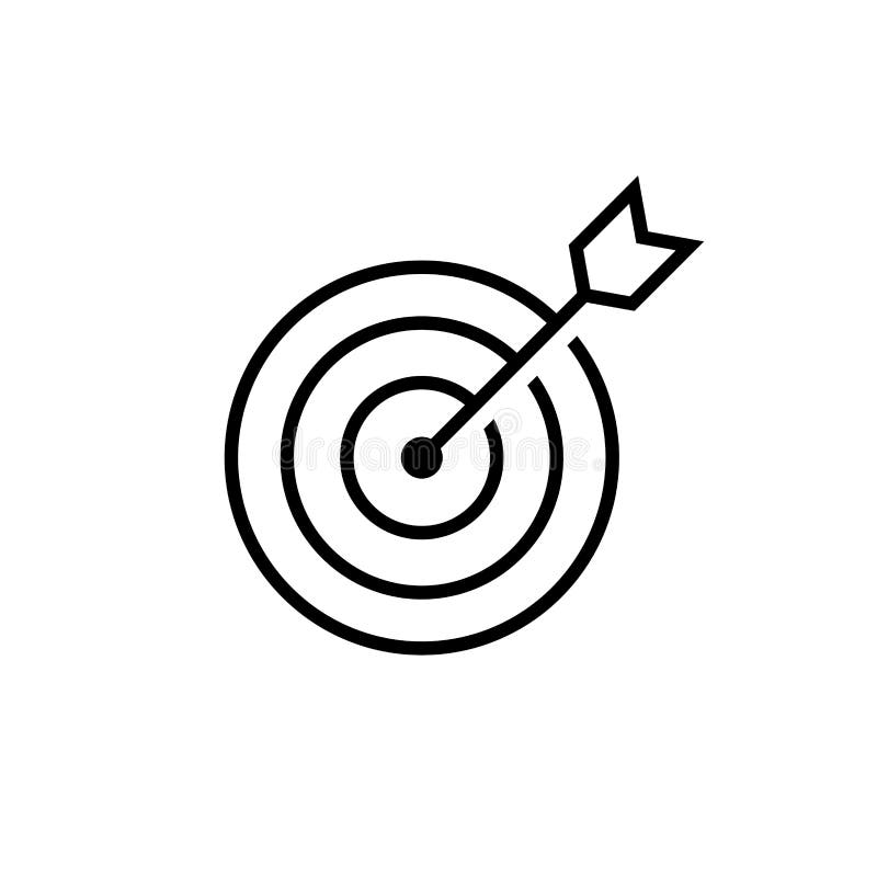 Target Icon in Flat Style. Aim Symbol Stock Vector - Illustration of ... Target Icon in Flat Style. Aim Symbol Stock Vector - Illustration of ...