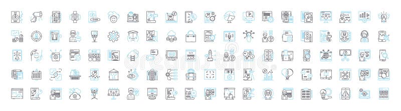 Marketing Tools Vector Line Icons Set. Tools, Marketing, CRM, SEO ... Marketing Tools Vector Line Icons Set. Tools, Marketing, CRM, SEO ...