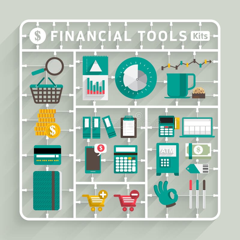 Marketing stock vector. Illustration of laptop, mobile - 61389093