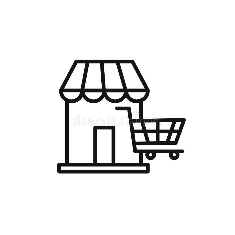 Marketplace Icon Vector Set Collection for Web Stock Vector ...