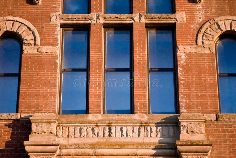 Marketplace Springfield Ohio Stock Image - Image of stonework, outside ...