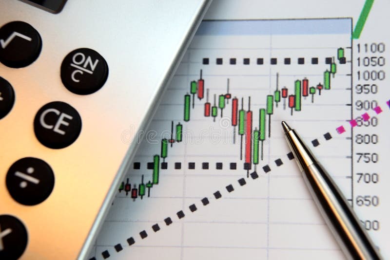 Markets Go Up, Financial Chart Stock Photo - Image of digital, graph ...