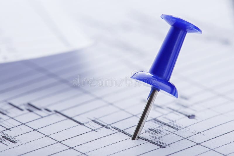 Marking Financial Chart by Pins.Share Listing and Checking Financial ...