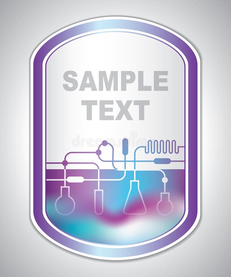 Marking Label - Laboratory Research - Abstract Background Stock Vector ...