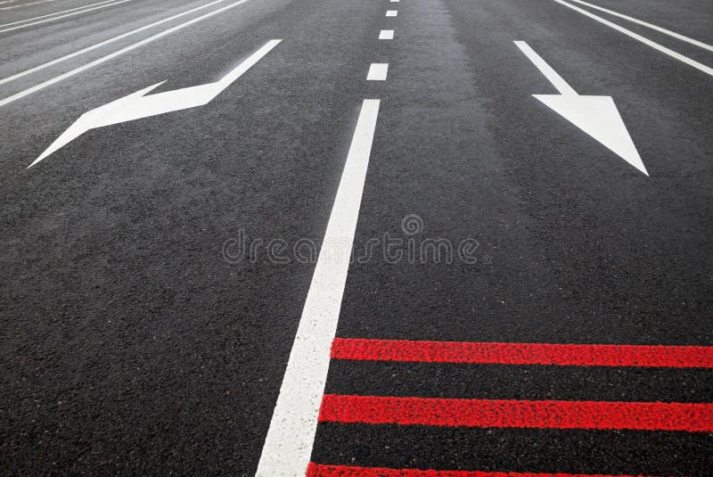 Marking Lines and Rumble Strips Stock Photo - Image of divide, growler ...