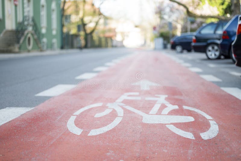Marking Sign on Asphalt on the Road Stock Photo - Image of center, safe ...