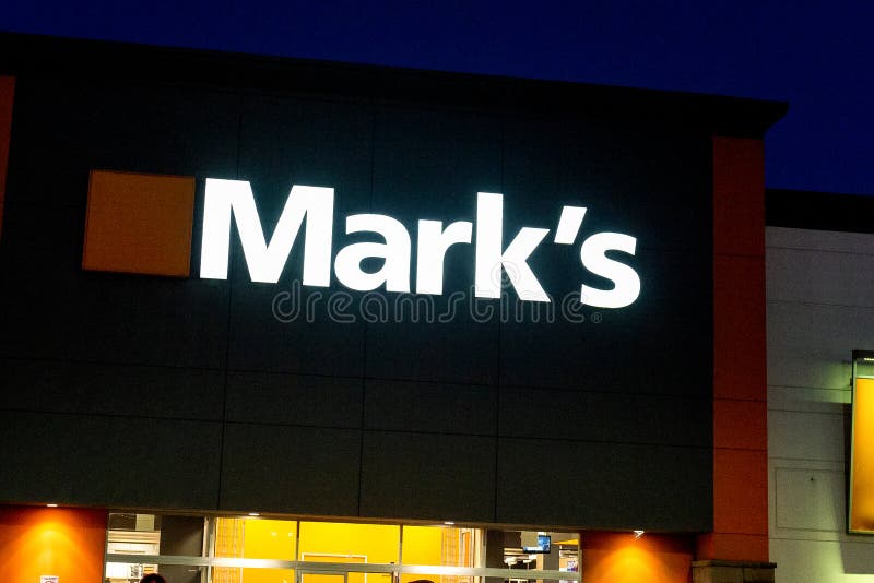 Marks Store Sign in America Editorial Image - Image of outdoor, famous ...