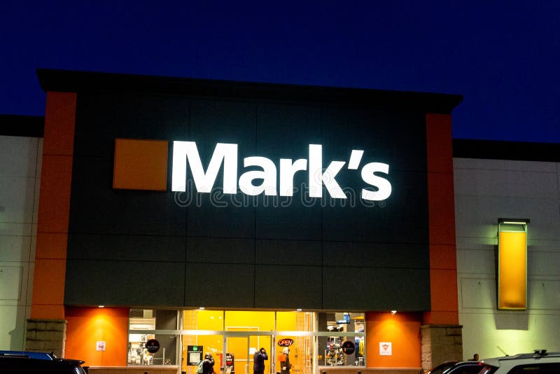 Marks Store Sign in America Editorial Stock Image - Image of food ...