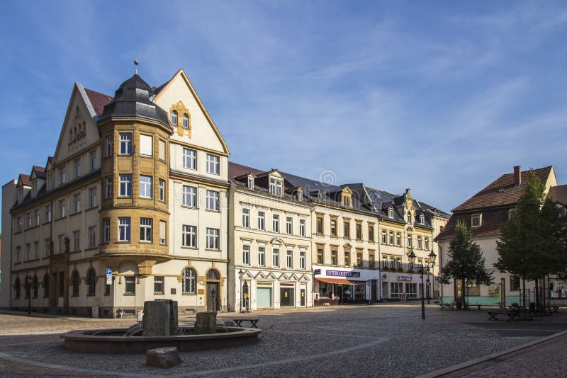 Markt Von Werdau, Deutschland, 2015 Redaktionelles Stockfoto - Bild von ...