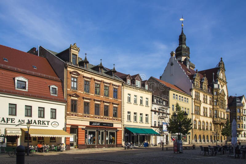 Markt Von Werdau, Deutschland, 2015 Redaktionelles Stockfoto - Bild von ...