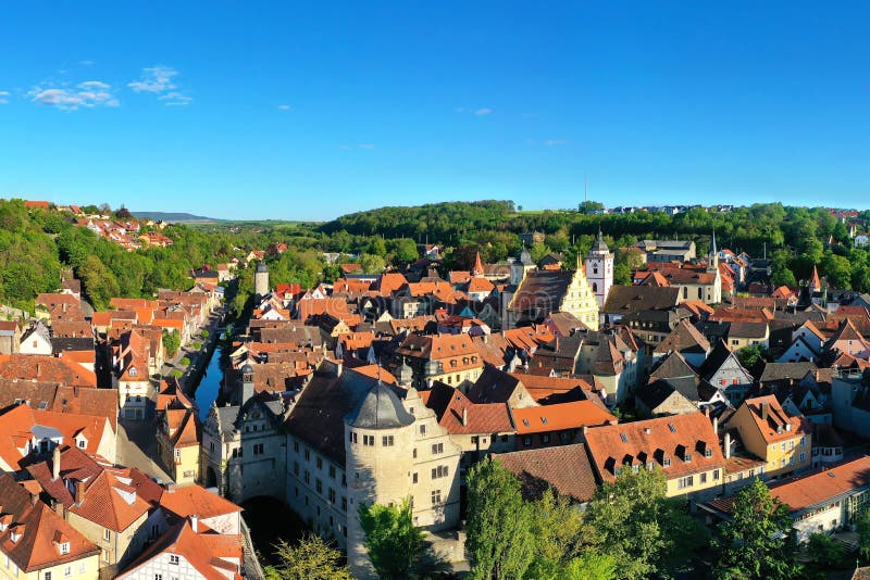 Marktbreit Eine Stadt am Main Stock Photo - Image of travel, tower ...
