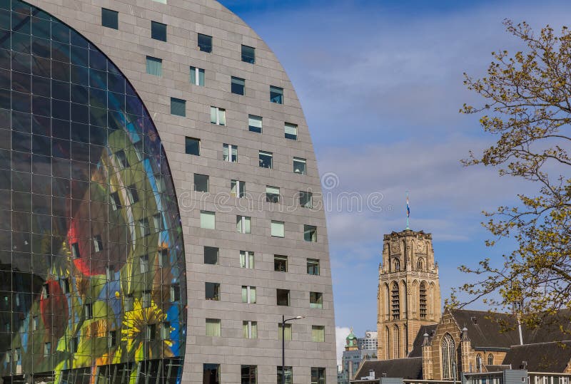 Markthal - Market in Rotterdam Netherlands Stock Image - Image of ...