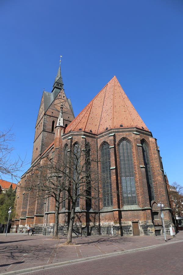 Marktkirche And Hannover City, Germany Stock Photo - Image of skyline ...