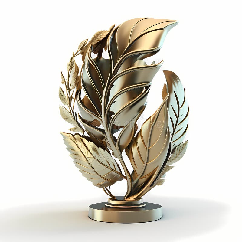 Marlin Fish 3D Trophy. Generative AI Stock Illustration - Illustration ...