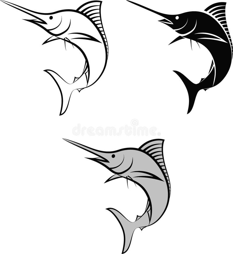 Marlin stock illustration. Illustration of swordfish - 16943927