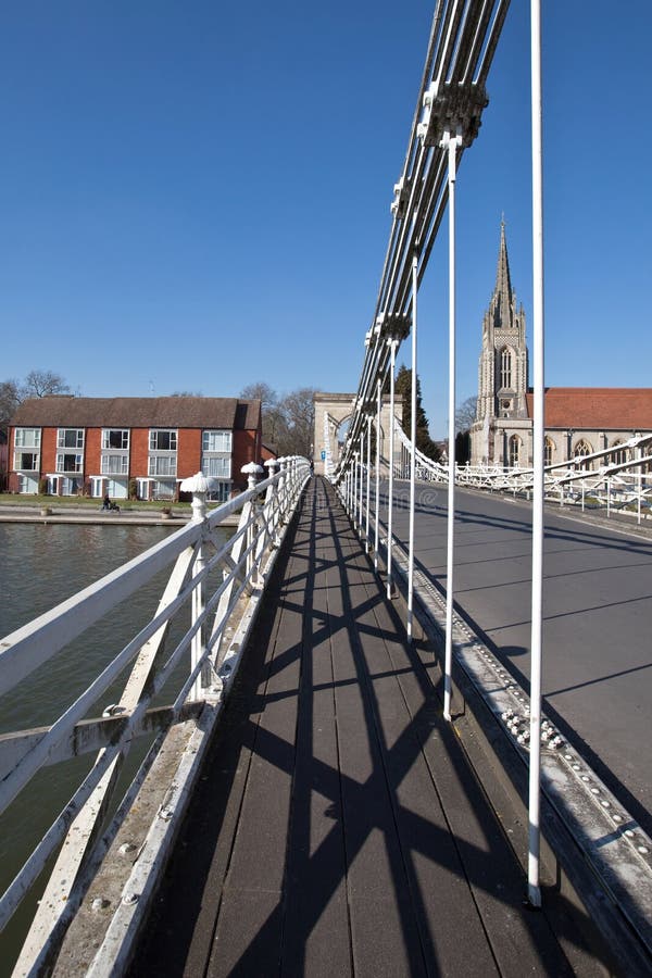 Marlow bridge in England stock photo. Image of england - 13369064