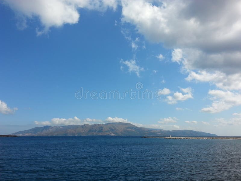 Marmara Island stock image. Image of island, clouds, port - 58680193
