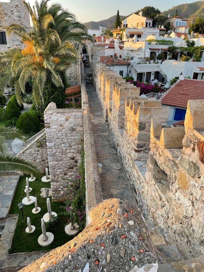 The Marmaris Castle in Marmaris, Turkey. Editorial Stock Image - Image ...