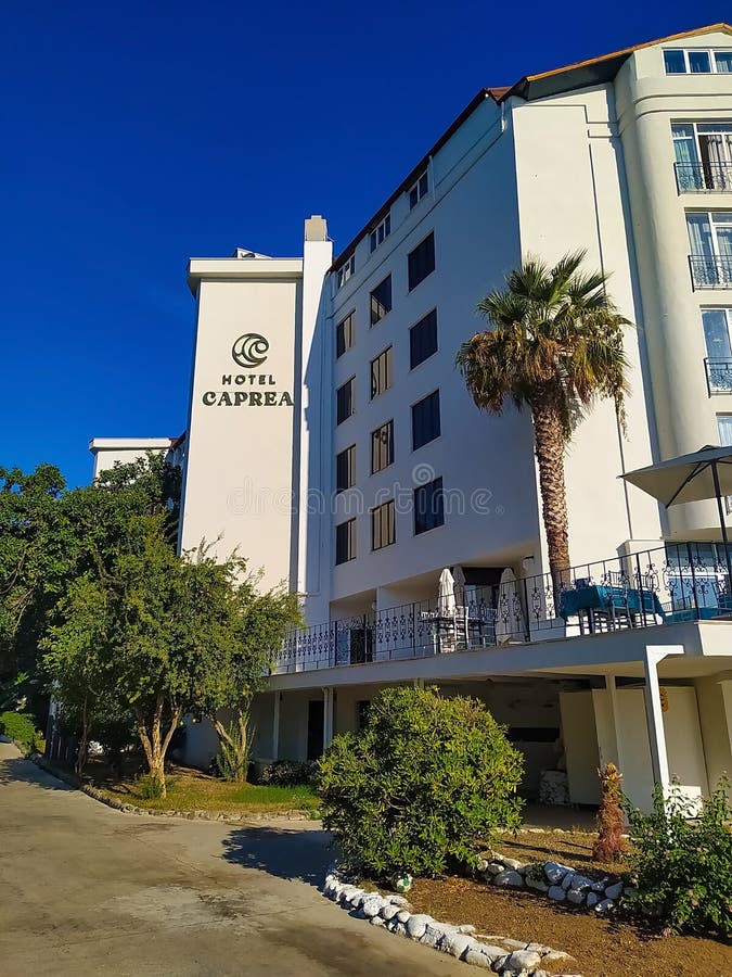 Marmaris, Turkey - September 22, 2022: Hotel Building and Blue Sky ...