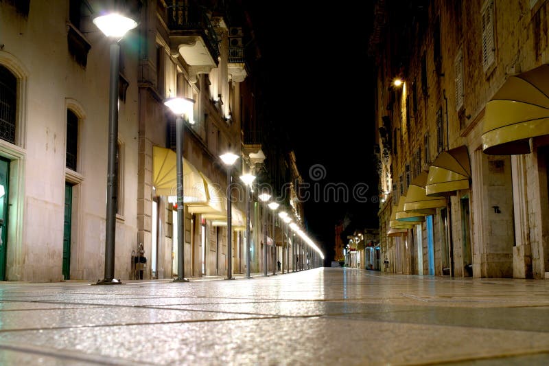 Marmontova Split stock image. Image of street, hrvatska - 22983483